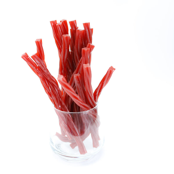 Raspberry Twisters - Assorted sizes – The Lolly Bug